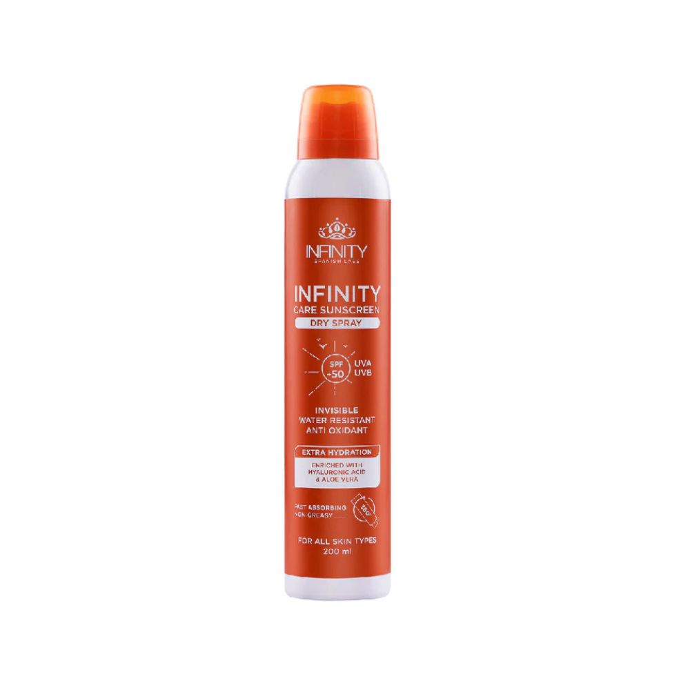 Infinity Care sunscreen Dry Spray SPF50+ – bemart